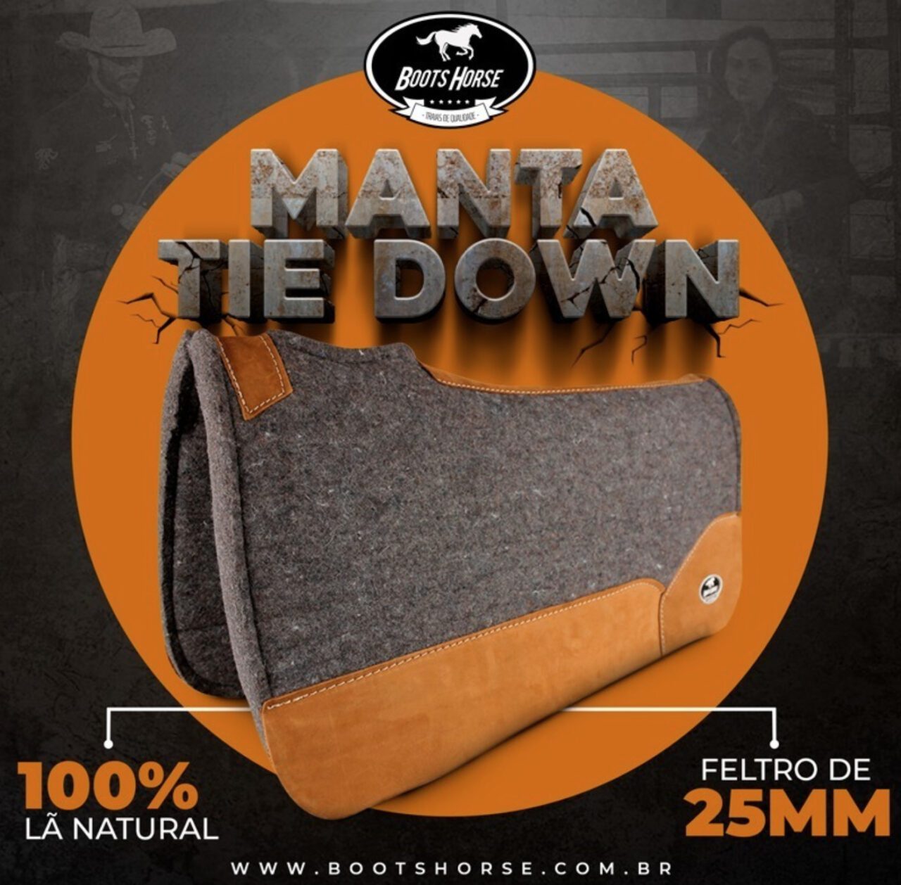 Manta La o Tie Down Boots Horse Horse Comfort